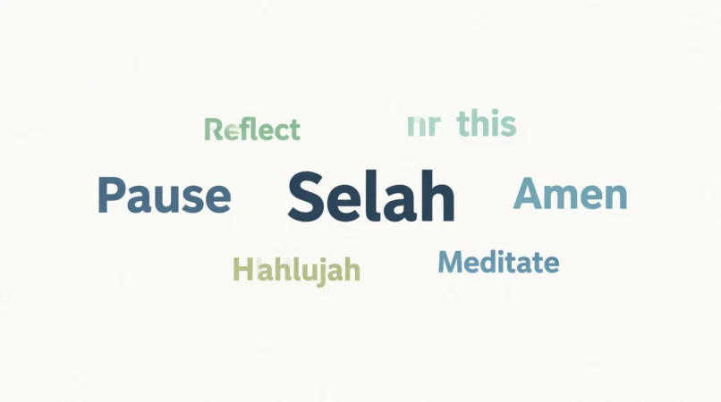 Selah Meaning: Bible, Psalms & Modern Use Explained